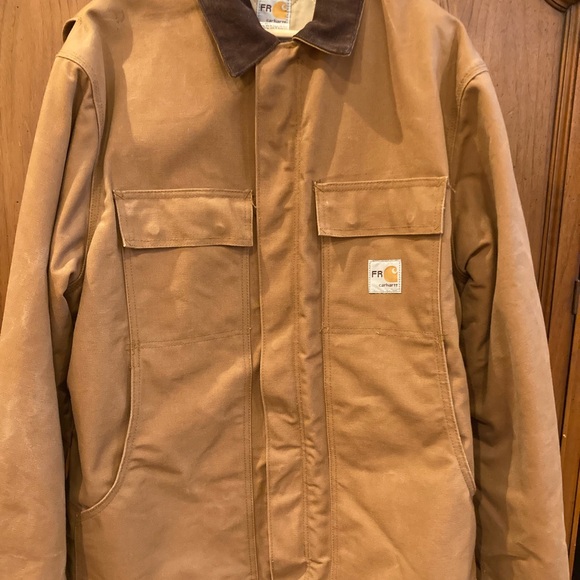Carhartt | Jackets & Coats | Carhart Fr Tan Work Jacket Size Xl | Poshmark